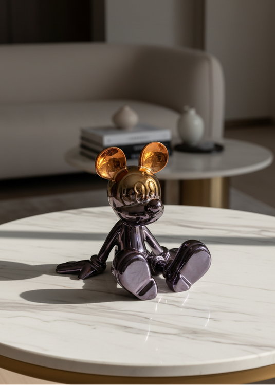 Metallic Micky Mouse Artefact - Small – Mason Home
