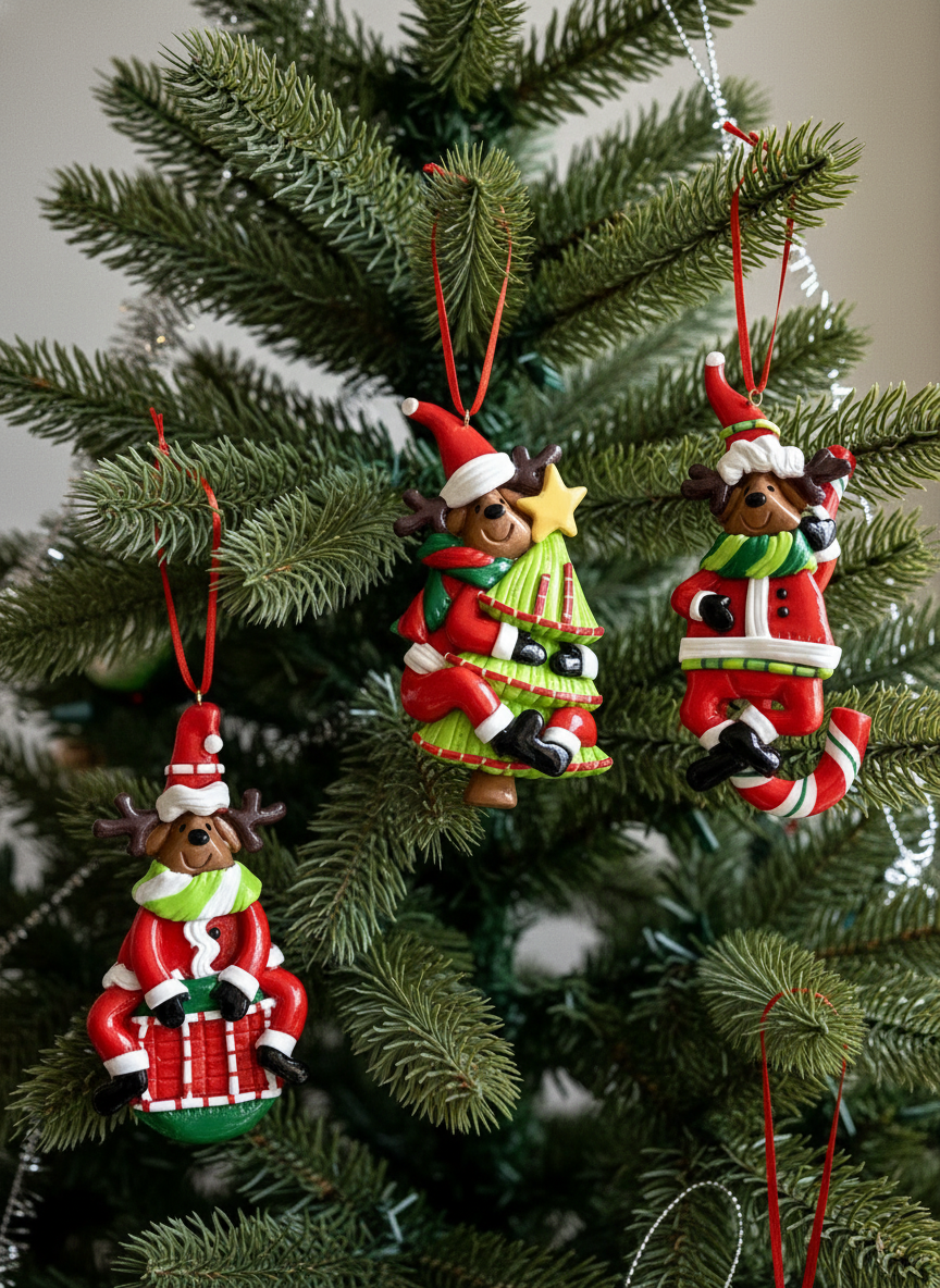 Christmas Reindeer Hanging - Set of 3 – Mason Home